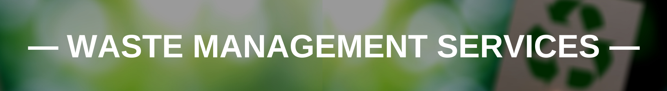 Waste Management Services